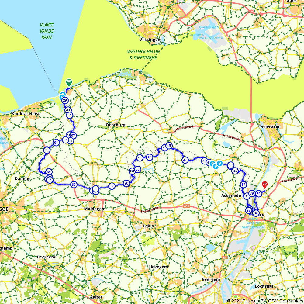 936515 Wire of Death route (7/7) 14 - 18 Westdorpe - VVV Cadzand