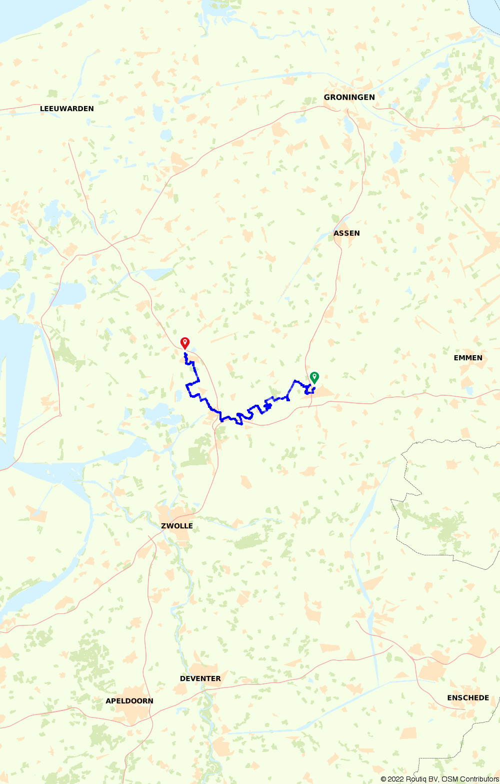Jacob van Lennep-route, Deel 16 (Hoogeveen - Steenwijk) - Hoogeveen ...