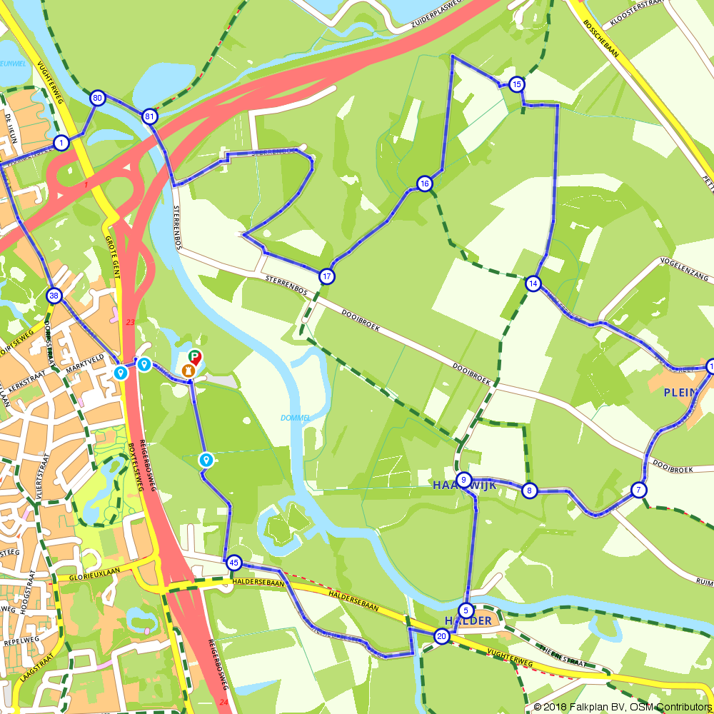 Vught vanaf Kasteel Maurick - Vught - Wandelroute | Route.nl