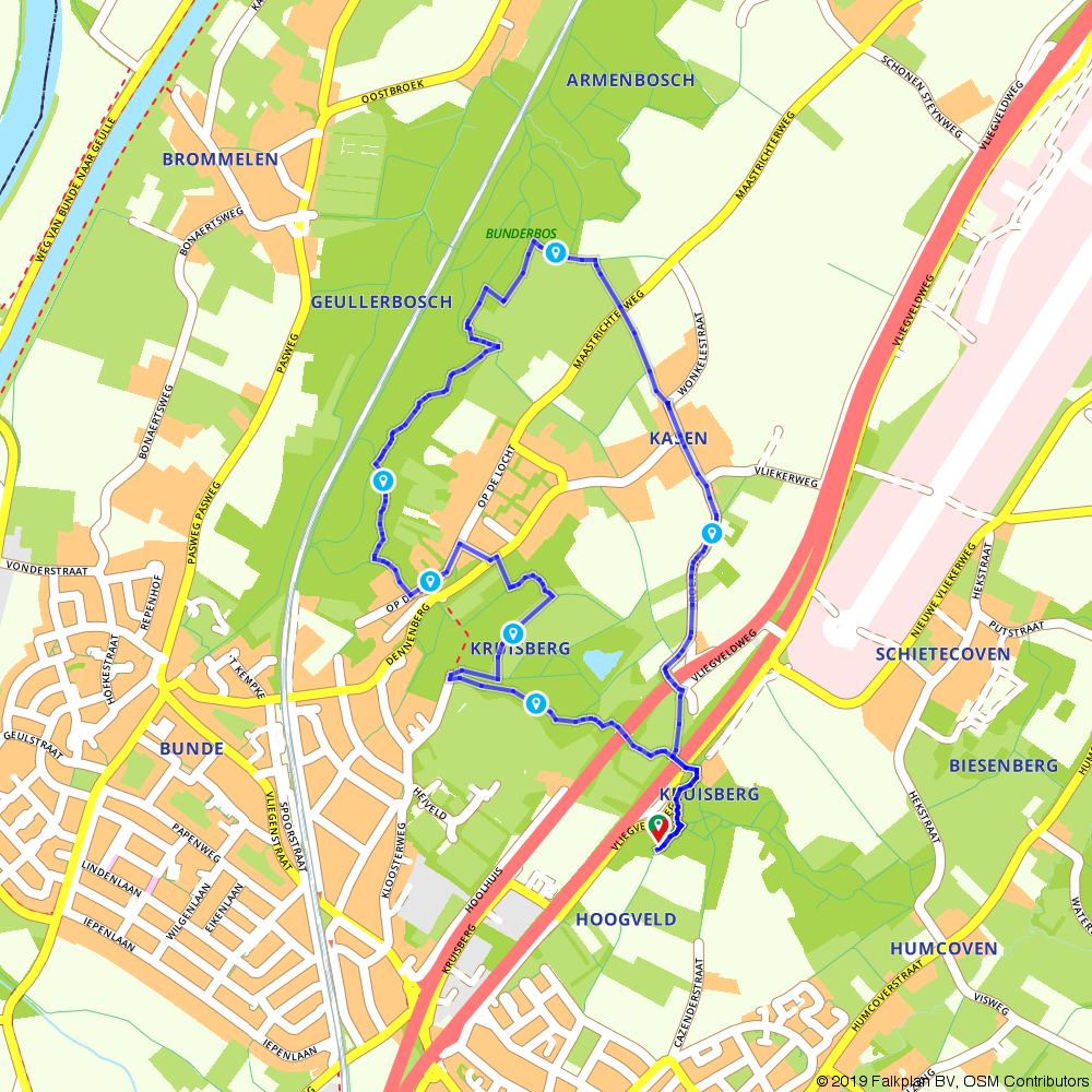 Wandelen door het Bunderbos - Meerssen - Wandelroute | Route.nl