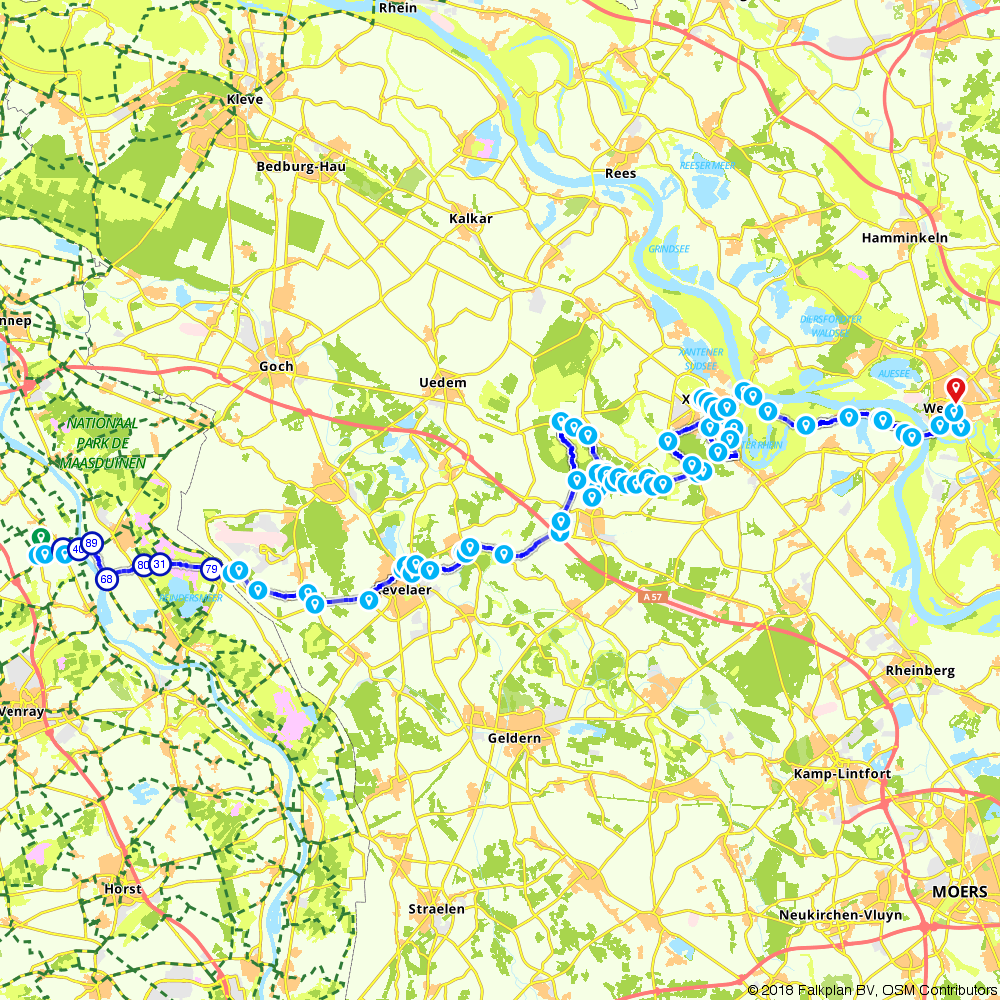 From Vierlingsbeek to Wesel 20/9/18 - Boxmeer - Cycling route | Route.nl