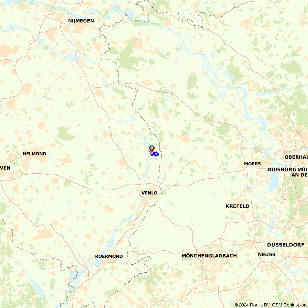 Walking through Arcen and the woods - Venlo - Hiking route | Route.nl