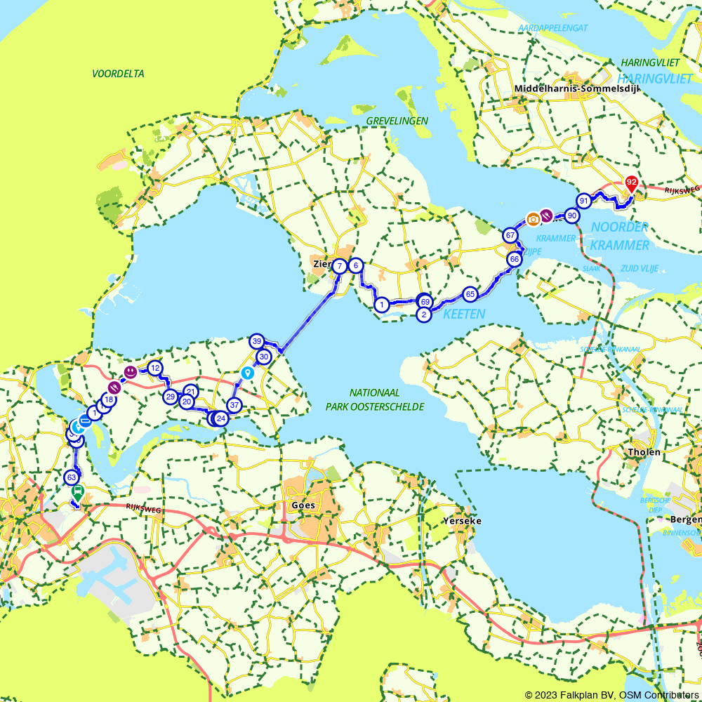 Jacob van Lennep route, Part 41 (Arnemuiden - Oude Tonge) 2 days ...