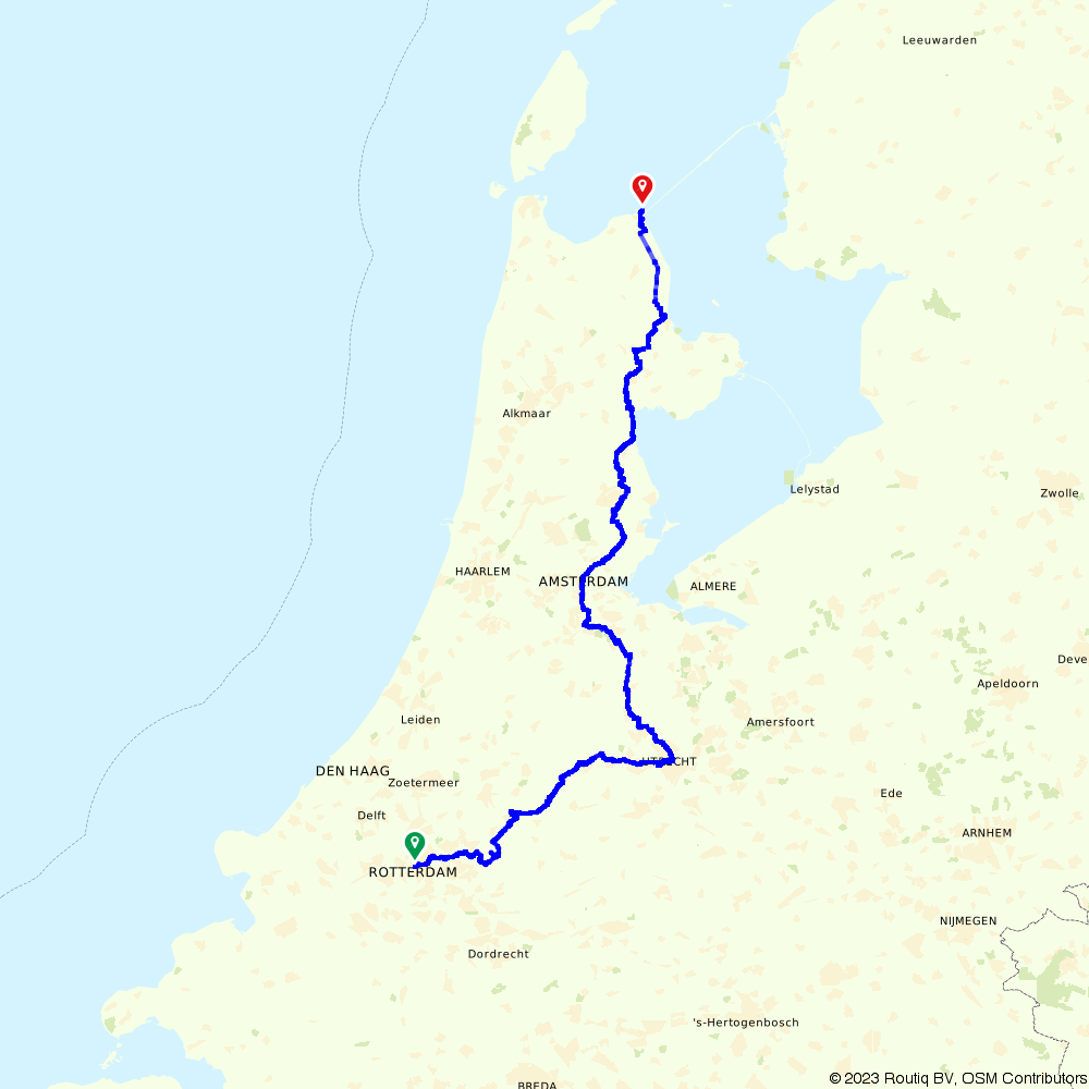 Stage Rotterdam - Afsluitdijk - Rotterdam - Hiking route | Route.nl