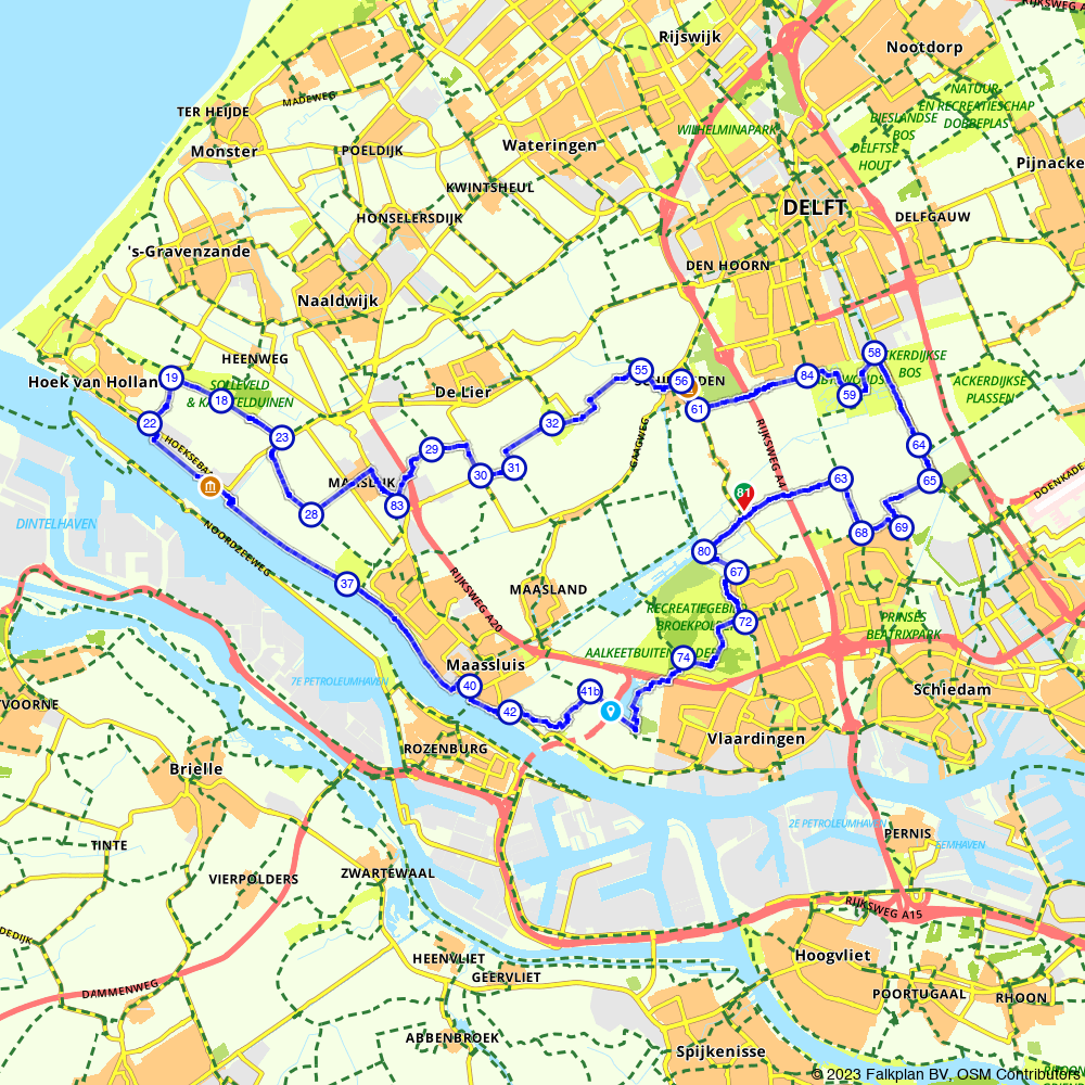 Old towns, nature and ships: the Westland - Midden-Delfland - Cycling ...