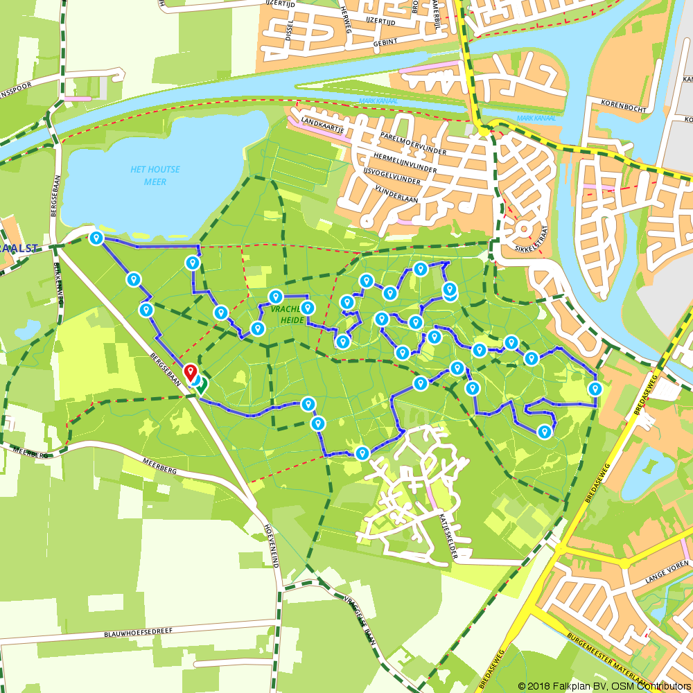 The Wood - Oosterhout - Hiking route | Route.nl